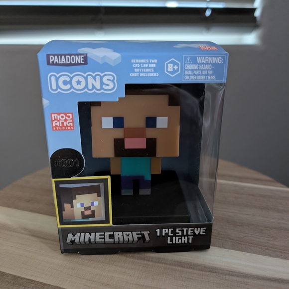 Toys | Minecraft Steve Light Figure | Poshmark